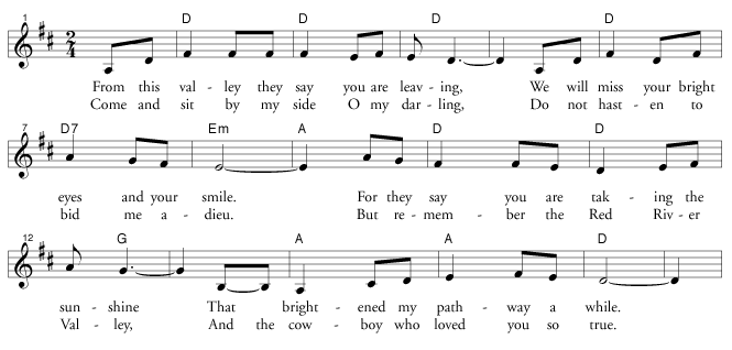 Red River Valley | The Minnesota Heritage Songbook